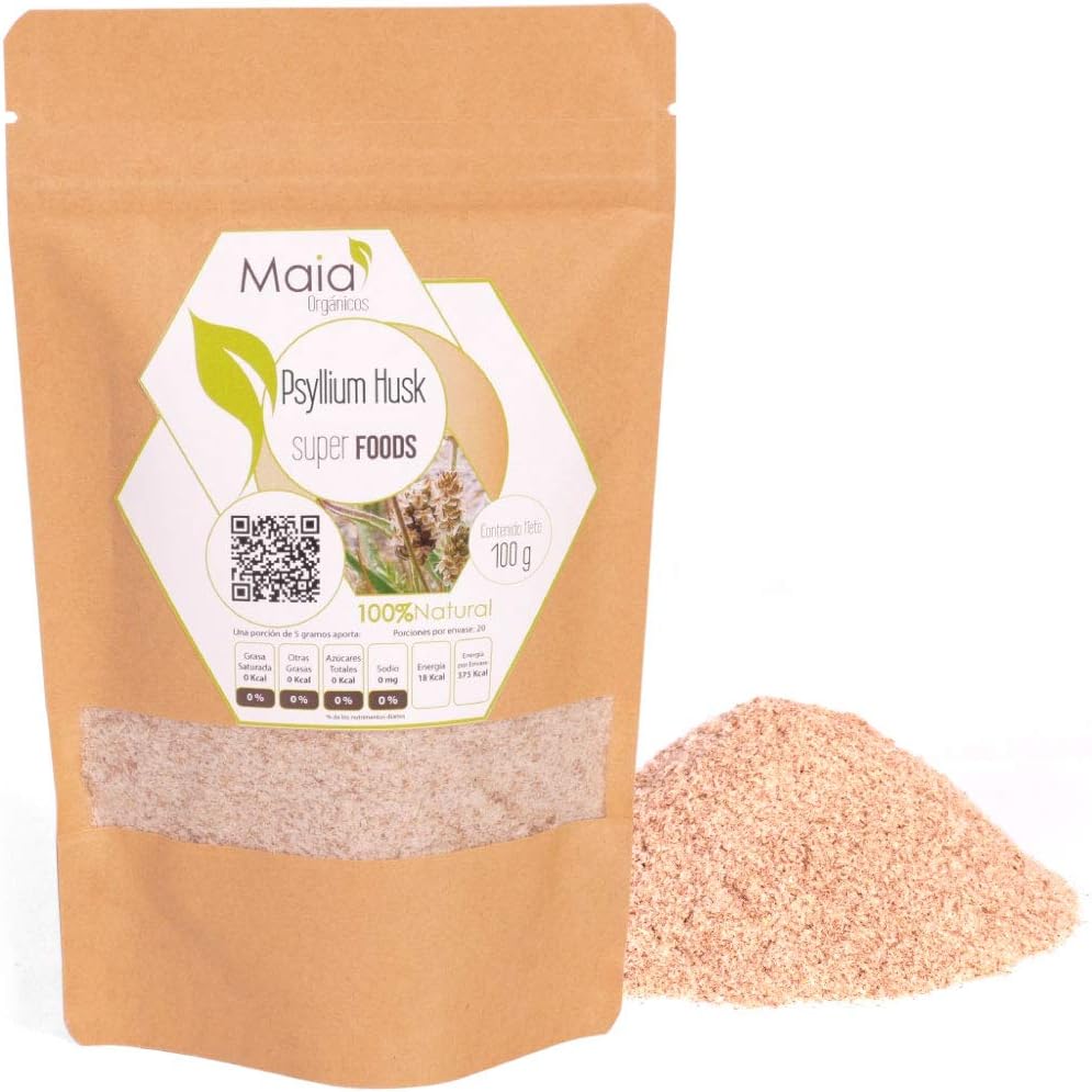 Psyllium Husk | Psilio Rubio - 100% Natural (100 g) : Amazon.com.mx ...