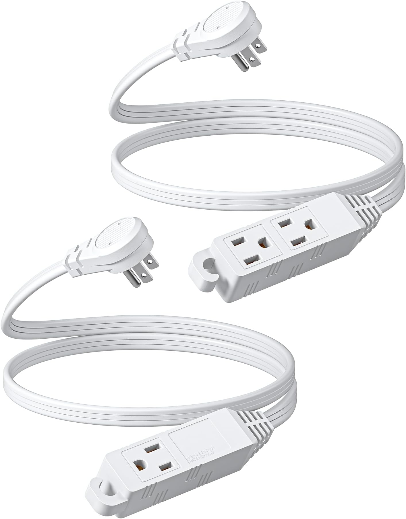 Amazon.com: SlimLine 2235 Indoor Flat Plug Extension Cord, 3 Foot Cord ...
