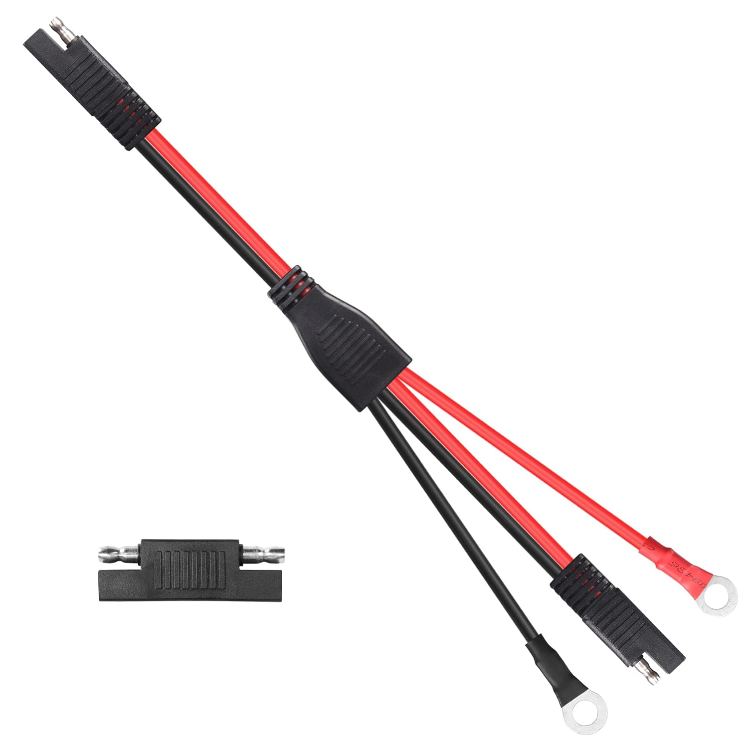 Amazon.com: GINTOOYUN 10AWG SAE to SAE + O Ring Terminal Extension ...