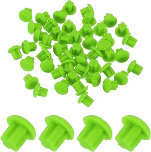 Amazon.com: MECCANIXITY 50pcs 3.5mm Headphone Jack Port Plugs Covers ...