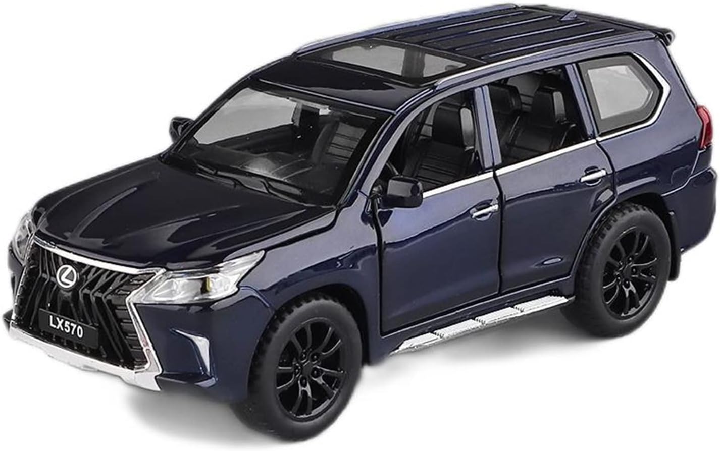 Amazon.com: Scale Finished Model Car 1:32 Lexus LX570 SUV Alloy Car ...