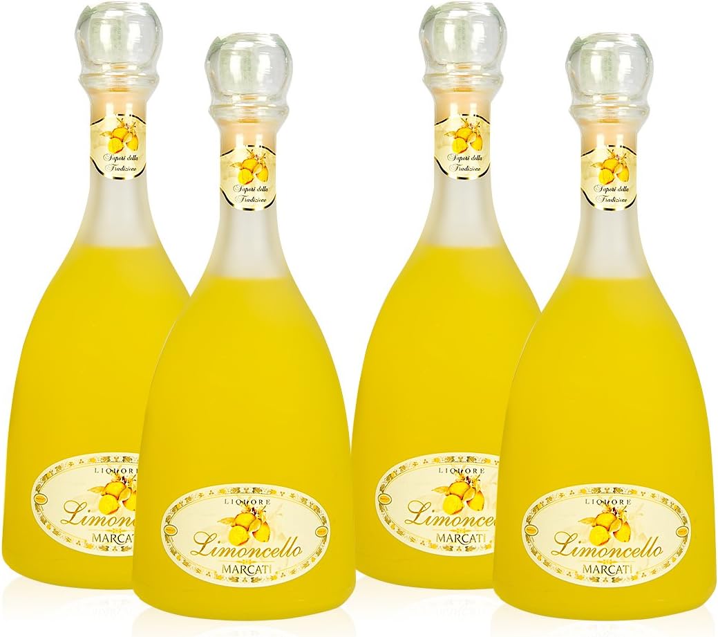 Amazon.com: Marcati Gagliano Limoncello d'Italia (Pack 4 Satin Finish ...