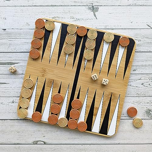 Bamboo Backgammon Set by Robert Frederick – Made Using Sustainable ...