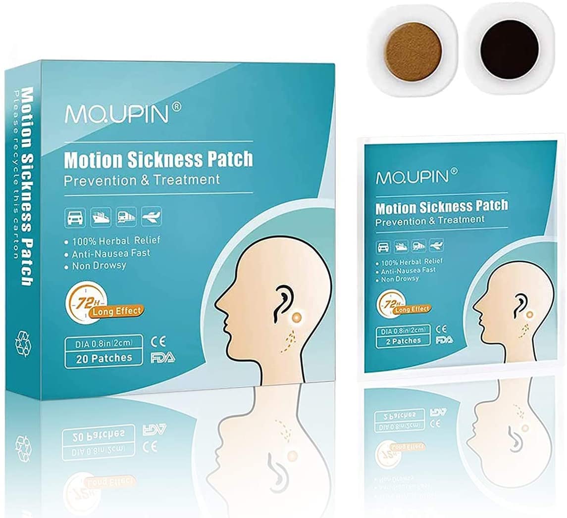 Buy Motion ness Patches 20 Count, MQUPIN Safe Fast Acting,Relieves ...