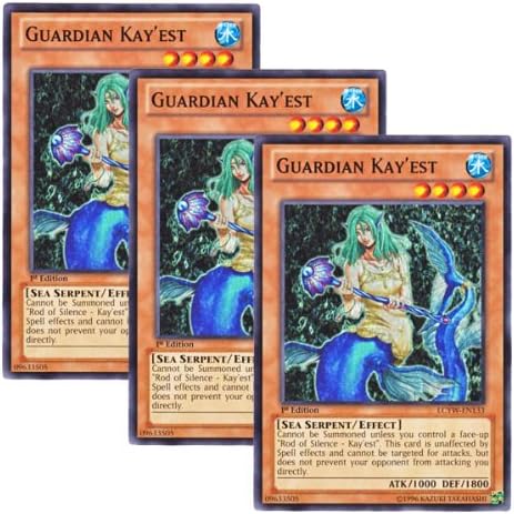 Amazon.co.jp: ★ 3枚セット ★遊戯王 英語版 LCYW-EN133 Guardian Kay'est ガーディアン・ケースト ...