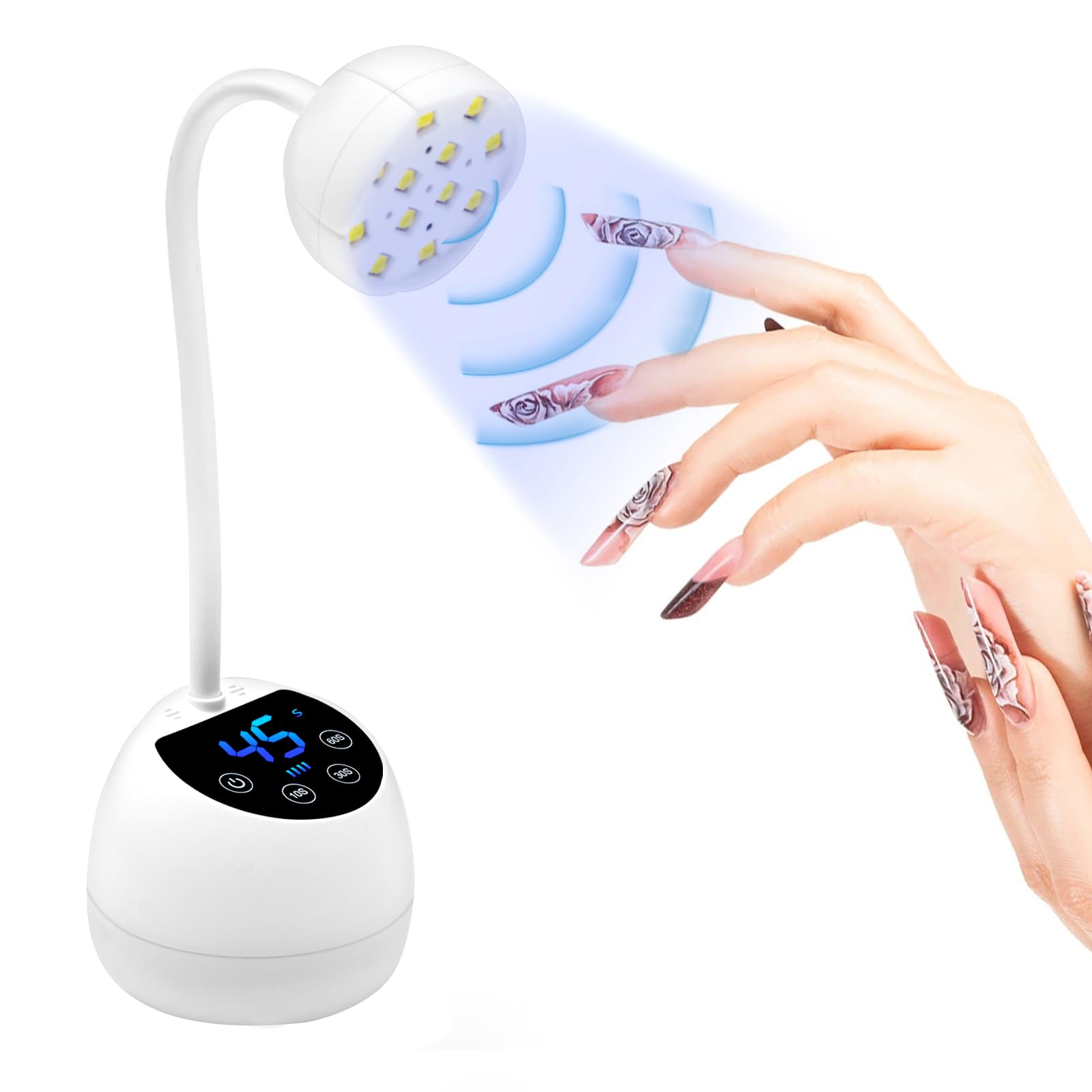 Amazon.co.jp: CGBE UV LED Nail Light with Automatic Sensor, 36W ...