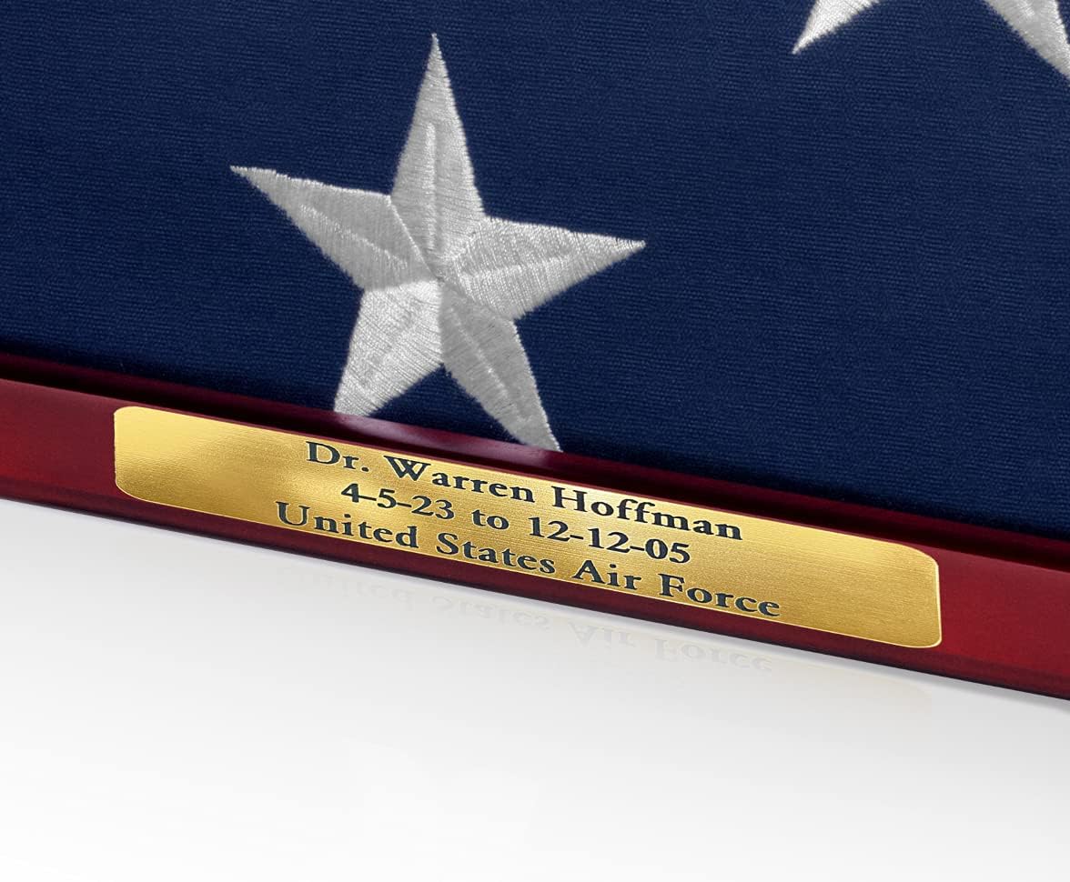 Amazon.com: Engraved Plate, Custom Personalized, Brushed Gold Solid ...