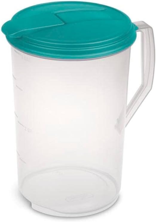 Amazon.com: Water Pitcher with Lid 1 Gallon Pitcher, Clear Plastic ...