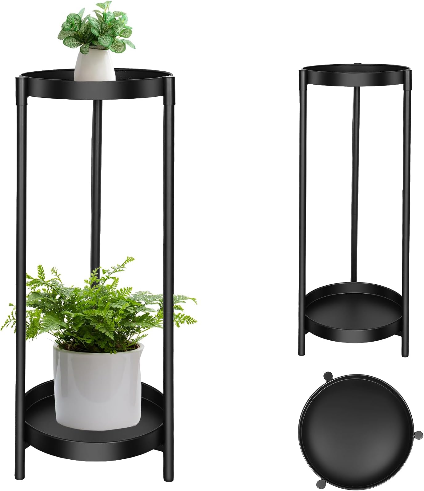 Amazon.com: Airpark Plant Stand Indoor,2 Tier Plant Stand Adjustable ...