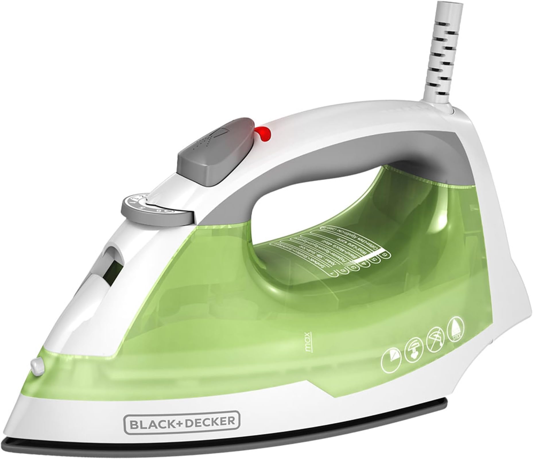 Amazon.com: BLACK+DECKER Easy Steam Compact Iron, IR06V, Dual Position ...