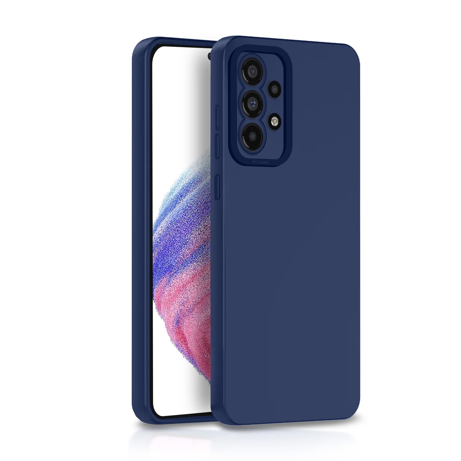 Pikkme Samsung Galaxy A53 5G Back Cover Soft Matte Liquid Silicone TPU ...