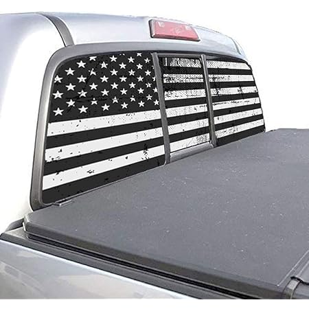 Amazon.com - GRAPHIX EXPRESS Truck Back Window Graphics - Black and ...