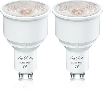 Luxvista GU10 LED Spotlight Bulbs, Non-Dimmable 9W GU10 Long Neck Light ...