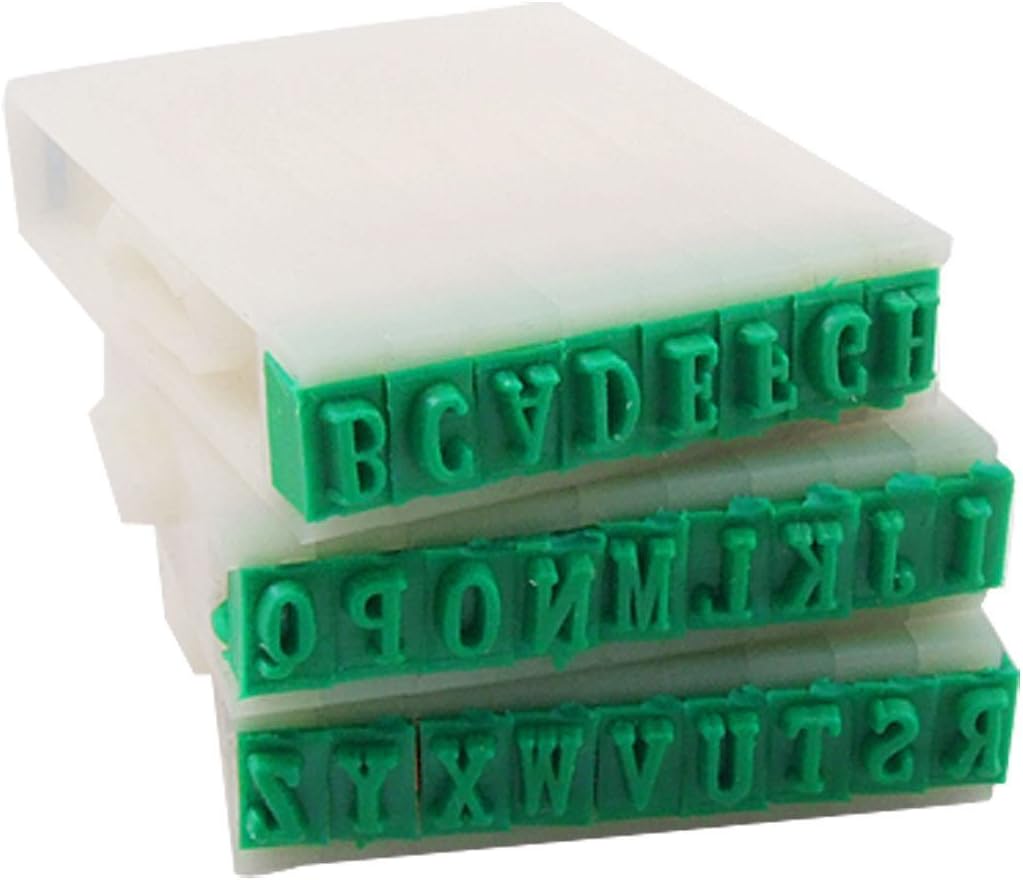 Sourcingmap Detachable Letter Stamps, 1 Set 26-Letters English A-Z ...