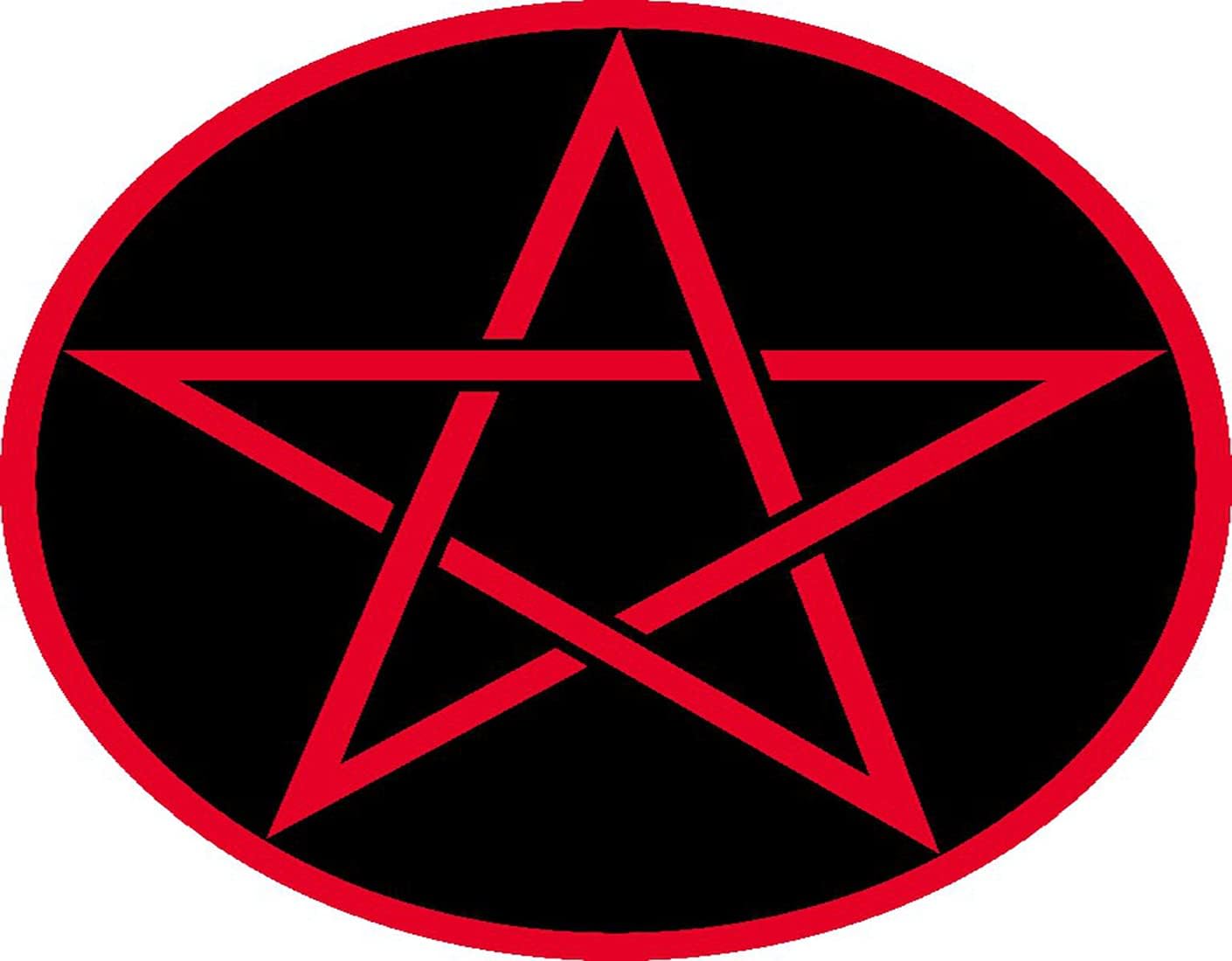 Kits de pintura de diamante 5D por número, Pentagrama Satánico Estrella ...