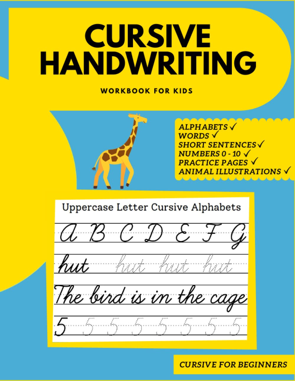 Buy Cursive Handwriting Workbook for Kids, Teens, and Adult Beginners ...
