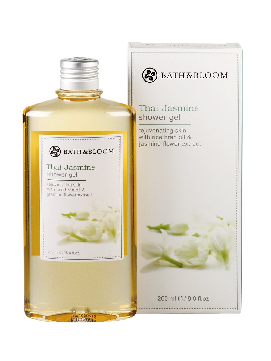 Amazon.com : Bath & Bloom Thailand Jasmine Shower Gel 260ml By Bath & Bloom (Bath & Bloom ...