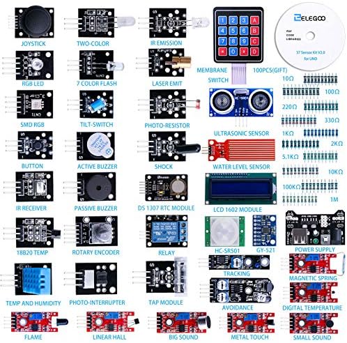 ELEGOO Upgraded Electronics Fun Kit w/Power Supply Module, Jumper Wire ...