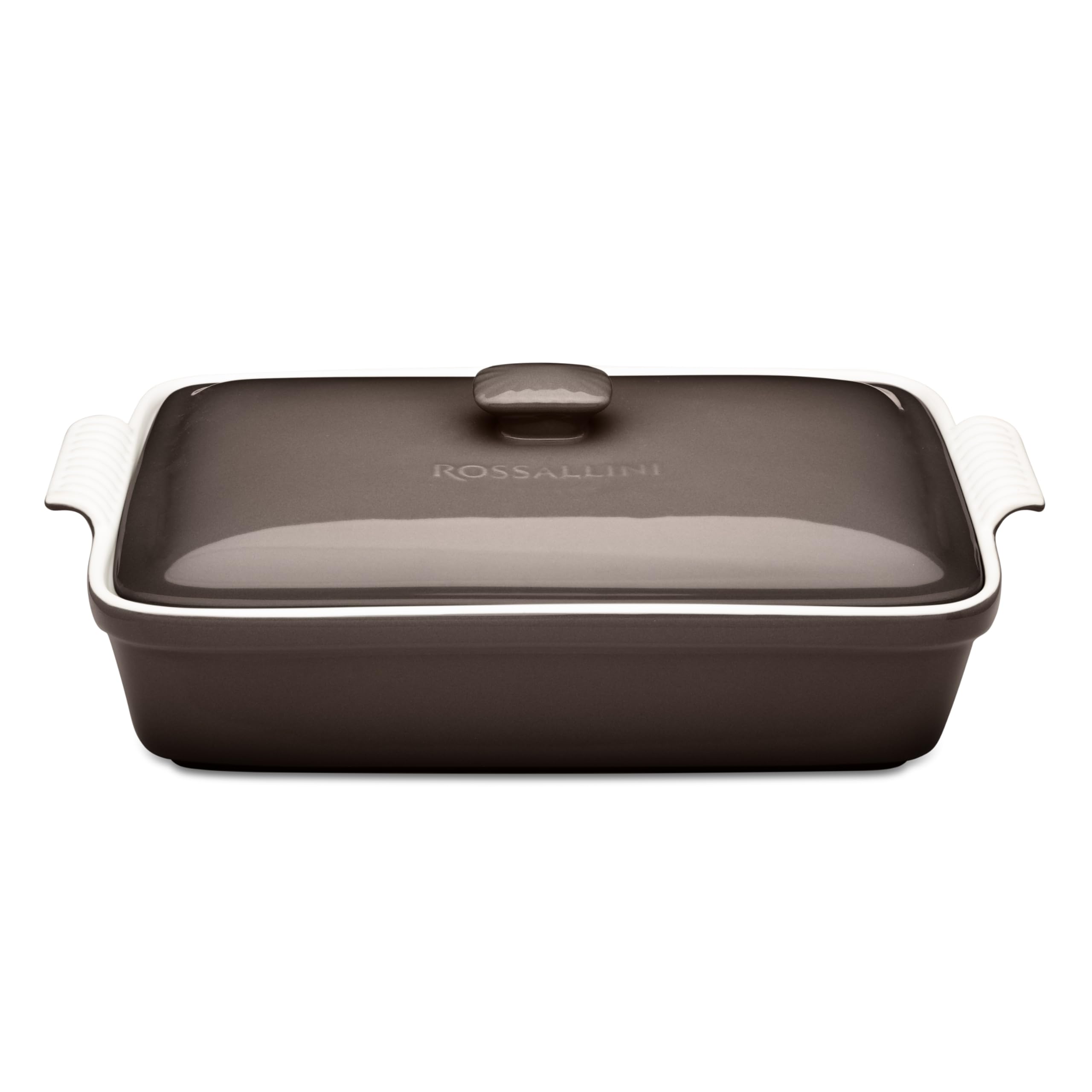 Amazon.com: ROSSALLINI Stoneware Casserole Dish Bakeware Set with Lid ...