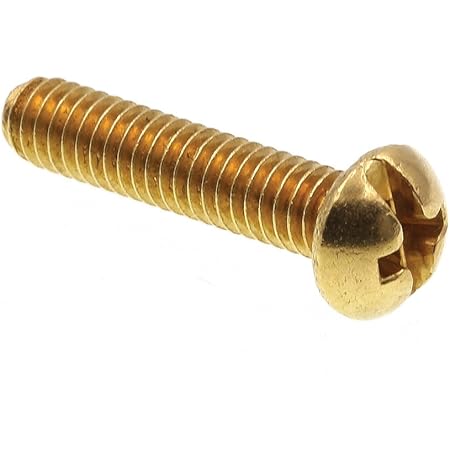 Amazon.com: Prime-Line 9003590 Machine Screw, Round Head, Slotted ...