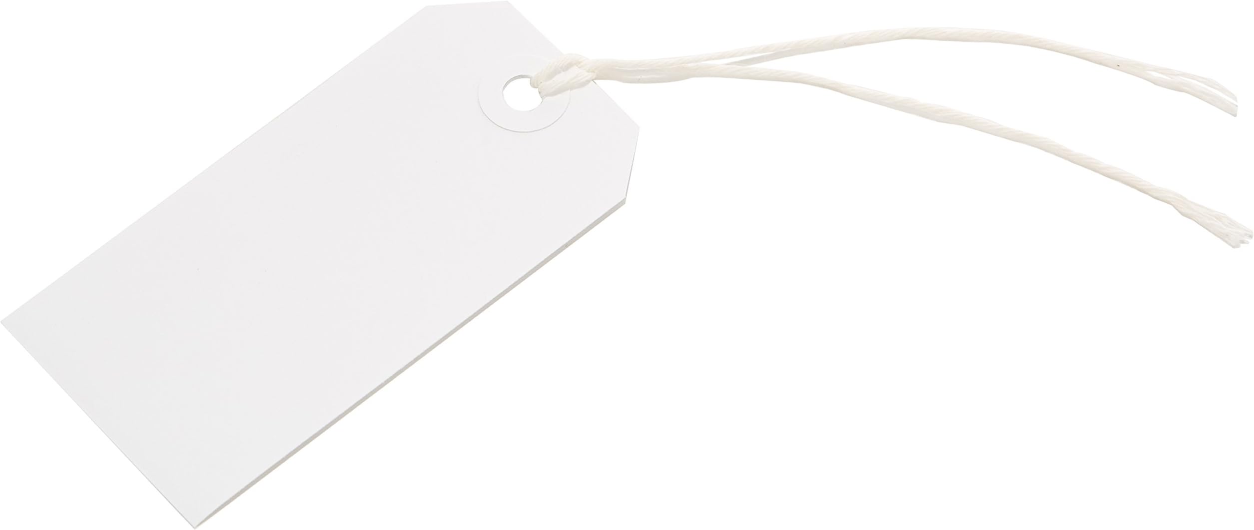 Merit White Strung Tag 96x48mm (Pack 75) : Amazon.co.uk: Business ...