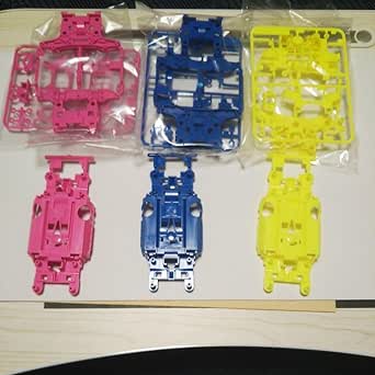 Amazon.co.jp: Mini 4WD MS Chassis Color: Normal Chassis, 3 Set ...