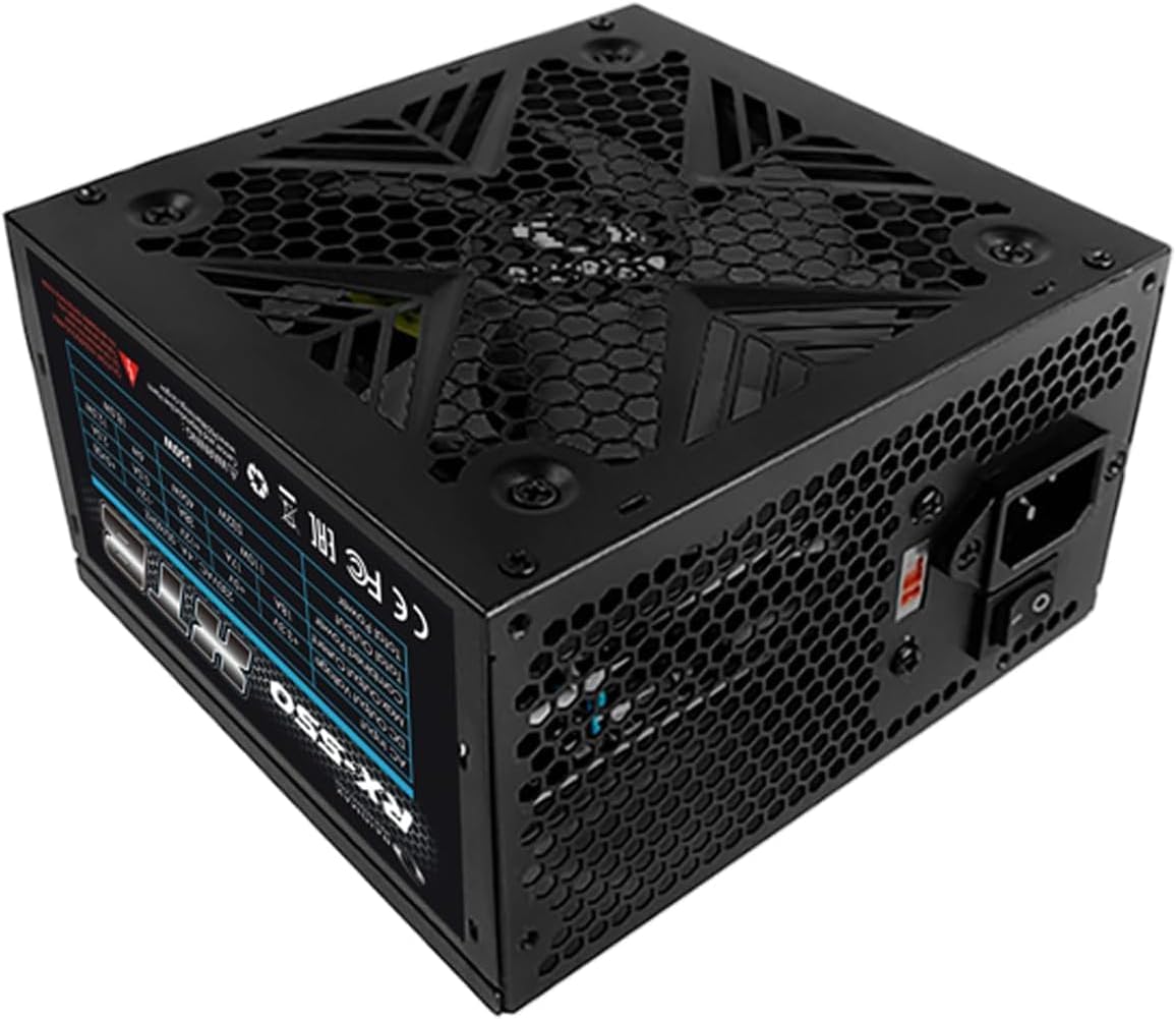 Amazon.com: ARESGAME AGV Series 500W Power Supply, 80 Plus Bronze ...