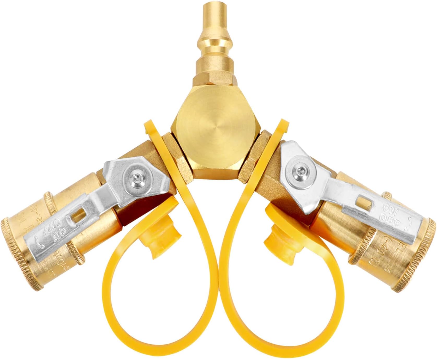 Amazon.com : Aekops Propane Quick Connect Splitter,1/4" Y-Splitter ...