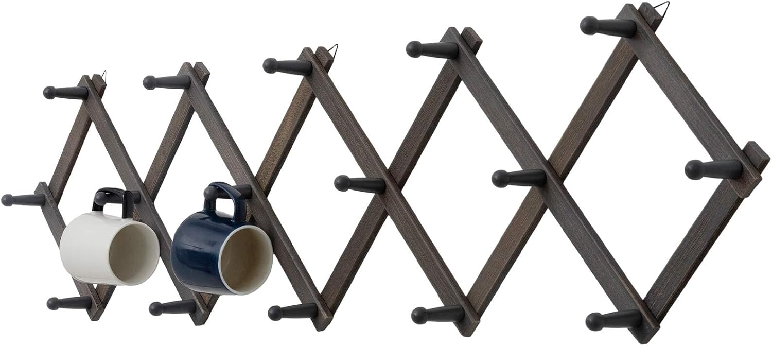 Amazon.com: SCUNDA Rustic Wall Mounted Hat Rack with Space Saving ...