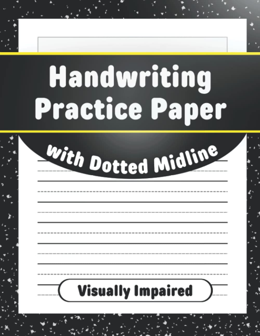Amazon.com: Handwriting Practice Paper with Dotted Midline for Visually ...