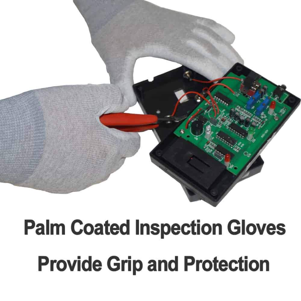 Snapklik.com : Static Care ESD Anti Static Gloves, Nylon And Conductive ...