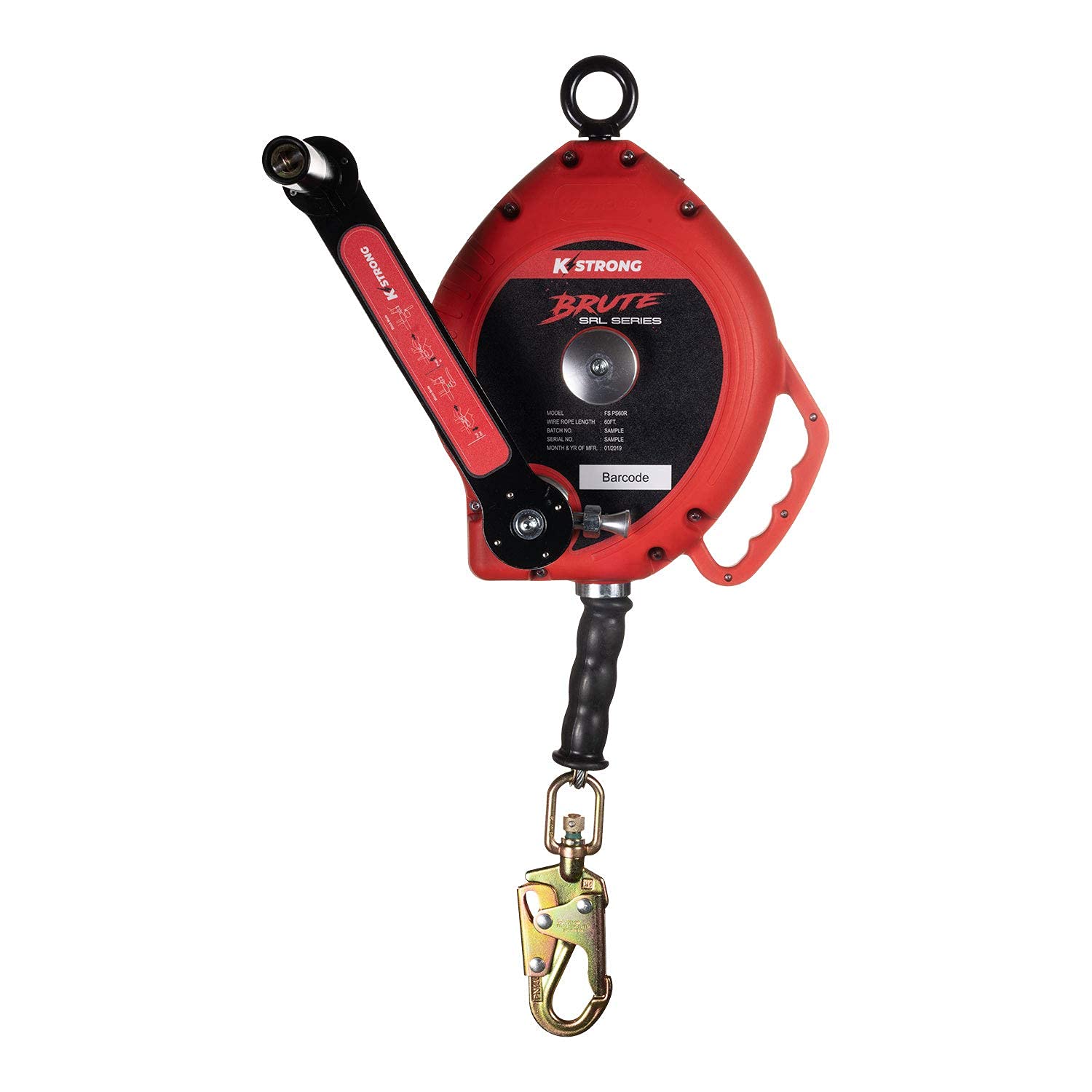 KStrong UFS310060R Brute SRL-R Wire Cable 3-Way Rescue Retrieval with ...