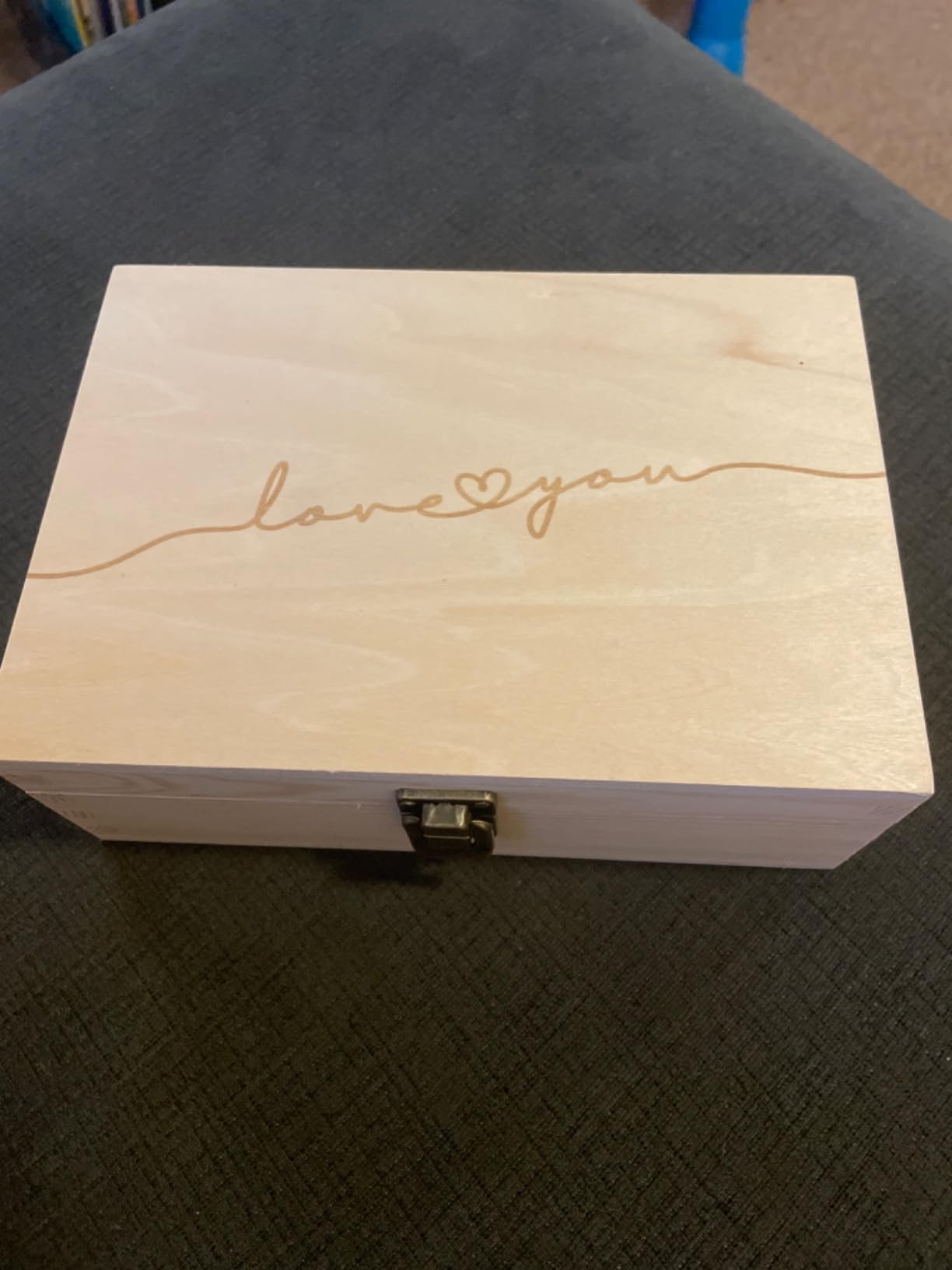 Amazon.com: Love You Memory Wooden Decorative Box Gift For Wife Wedding ...