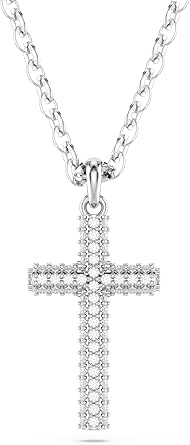 Amazon.co.jp: スワロフスキー SWAROVSKI ネックレス Insigne クロス ペンダント 十字架 クリア 5675577 ...