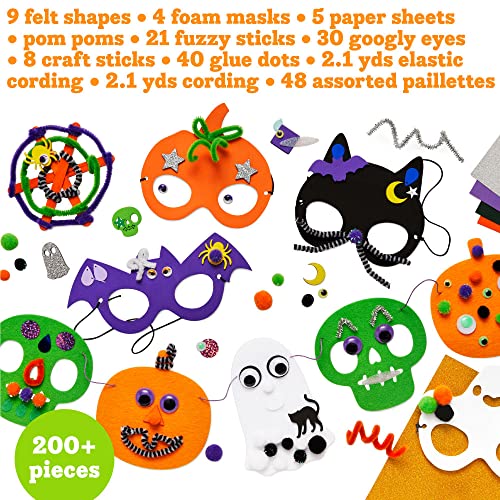Snapklik.com : Halloween Craft Kit For Kids Ages 6+ - 200+ Pieces DIY ...
