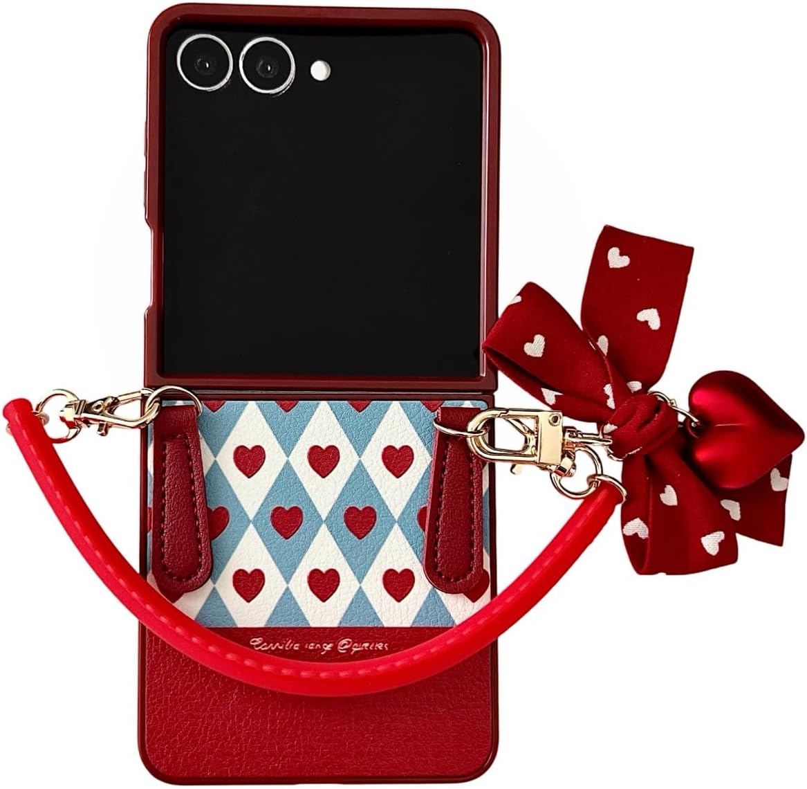 Amazon.com: GCVXRUD Case for Samsung Galaxy Z Flip 7, Cute Love Heart ...