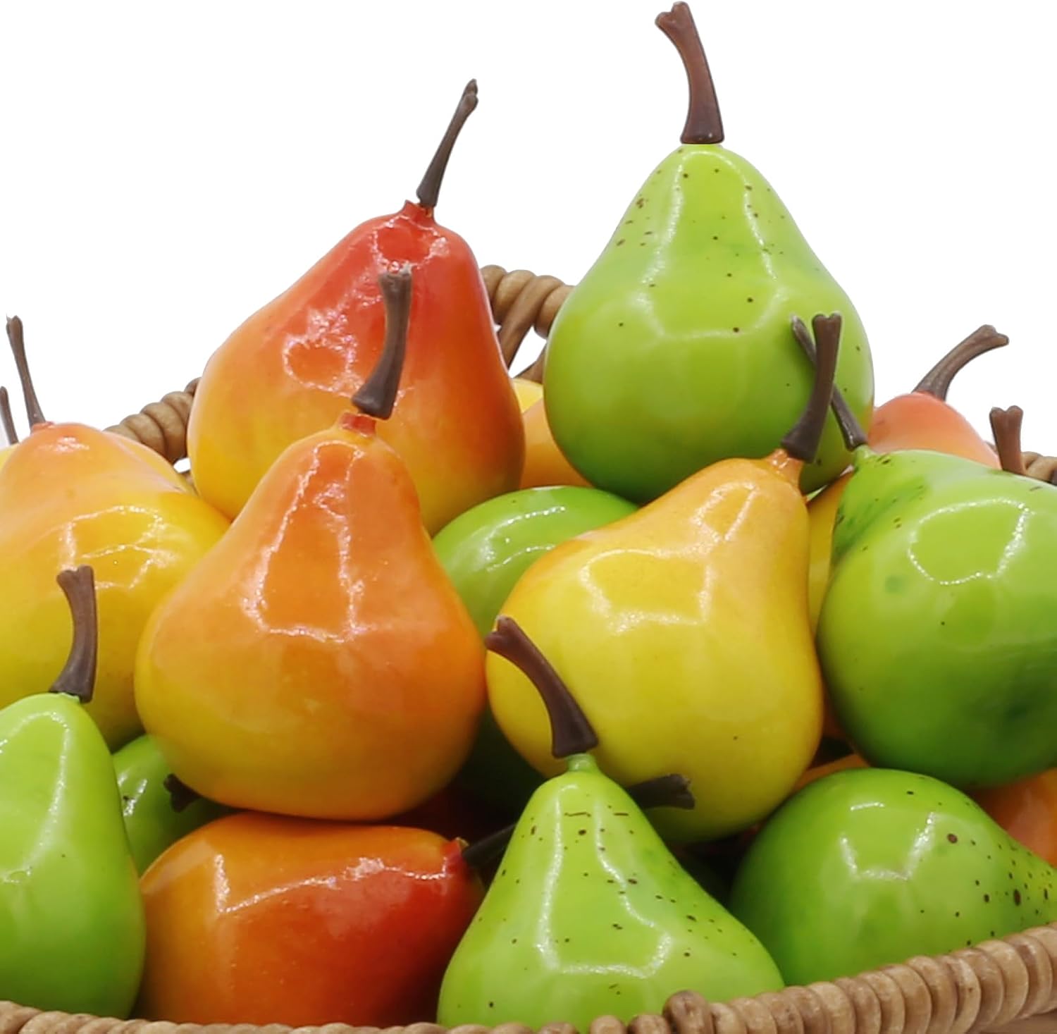 Amazon.com: Eiarrnp 30 Pcs Mini Artificial Fake Fruit Pears Decor ...