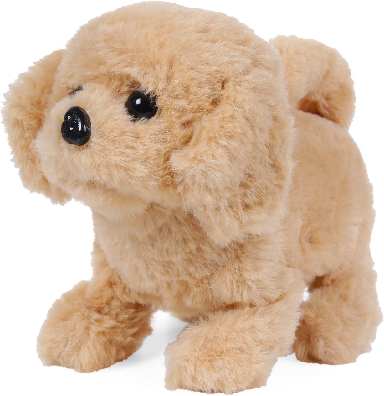 Buy Fuzzbuzz Goldie Walking Dog Soft Toy | Walk, Bark, Wag its Tail ...