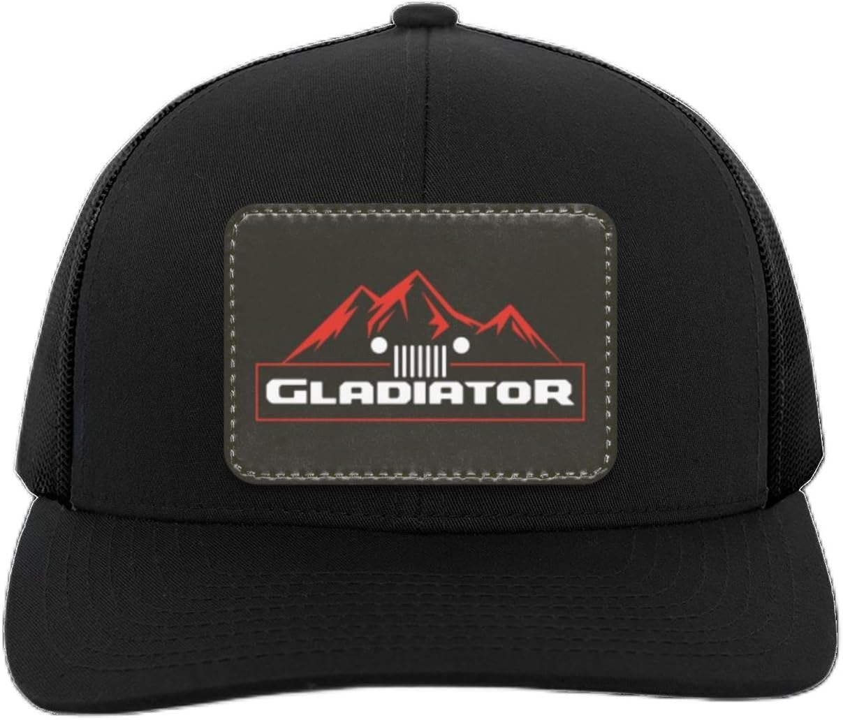 Gladiator Trucker Snap Back Hat Black/Rectangle at Amazon Men’s ...