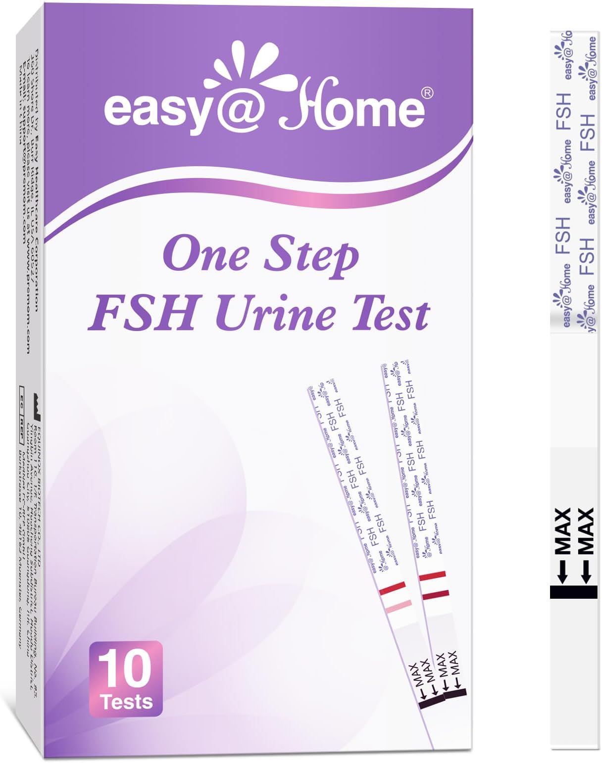 Amazon.com: Easy@Home FSH Menopause Test: 10 FSH Test Strips ...