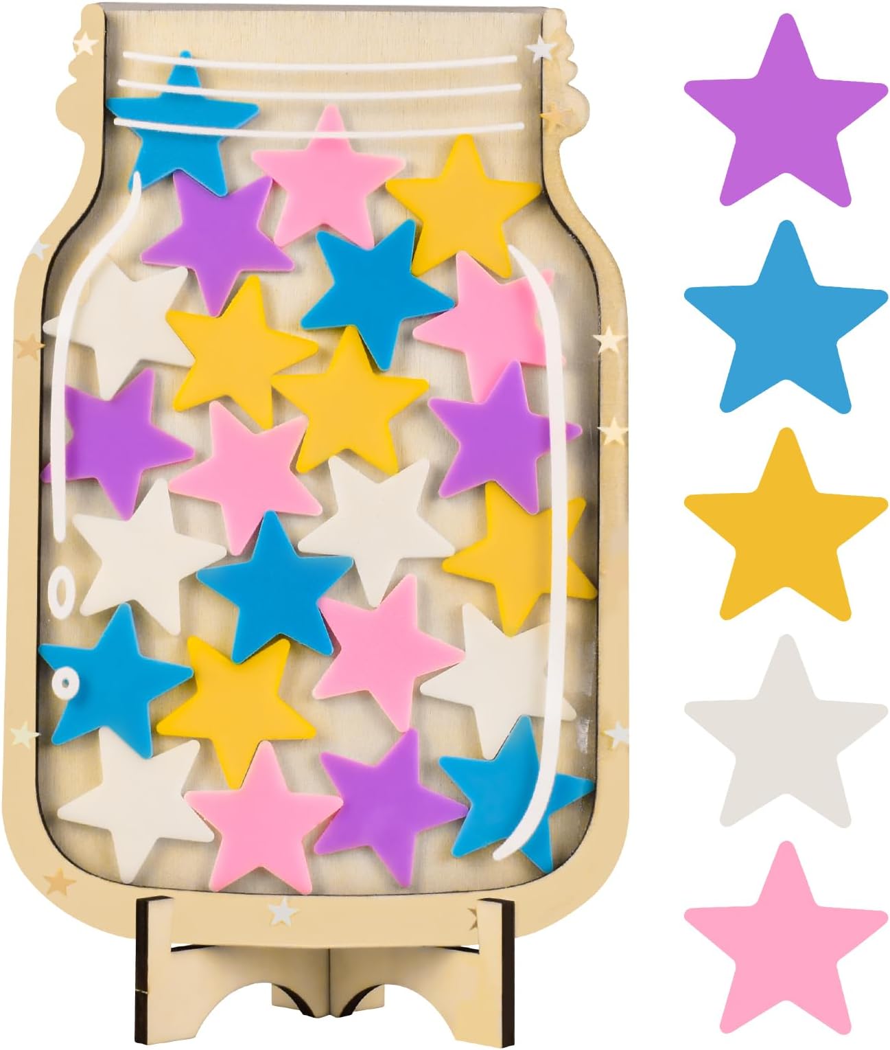 Reward Jar with Star Tokens, Reward Charts for Children Behaviour Potty ...