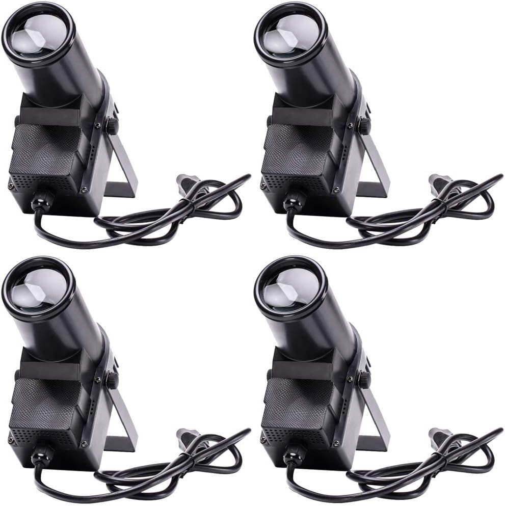 U`King LED Pinspot Lights with 30W RGBW Stage Spotlight Effect by ...
