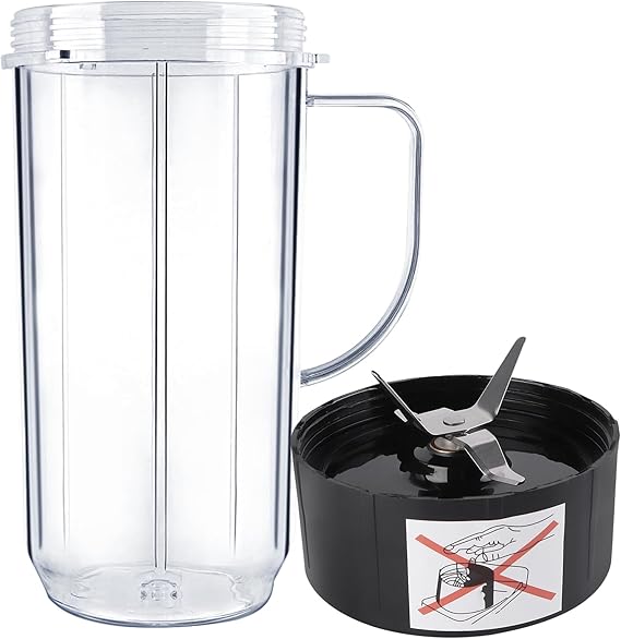 Amazon.com: Magic Bullet Blender Cups,Tall 22oz Cup with Handle Cross ...