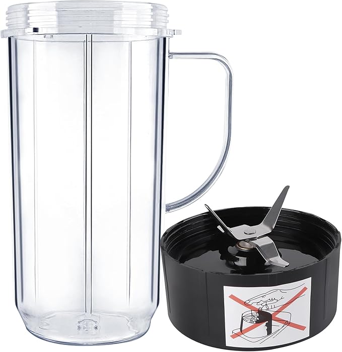 Amazon.com: Magic Bullet Blender Cups,Tall 22oz Cup with Handle Cross ...