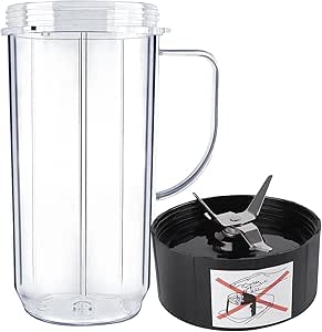 Amazon.com: Magic Bullet Blender Cups,Tall 22oz Cup with Handle Cross ...