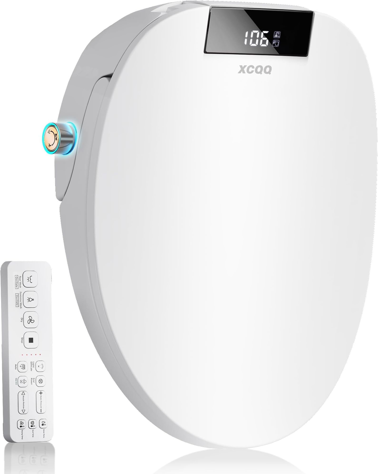 Electric Heated Bidet Warmer Water Toilet Seat with Heated Seat for ...