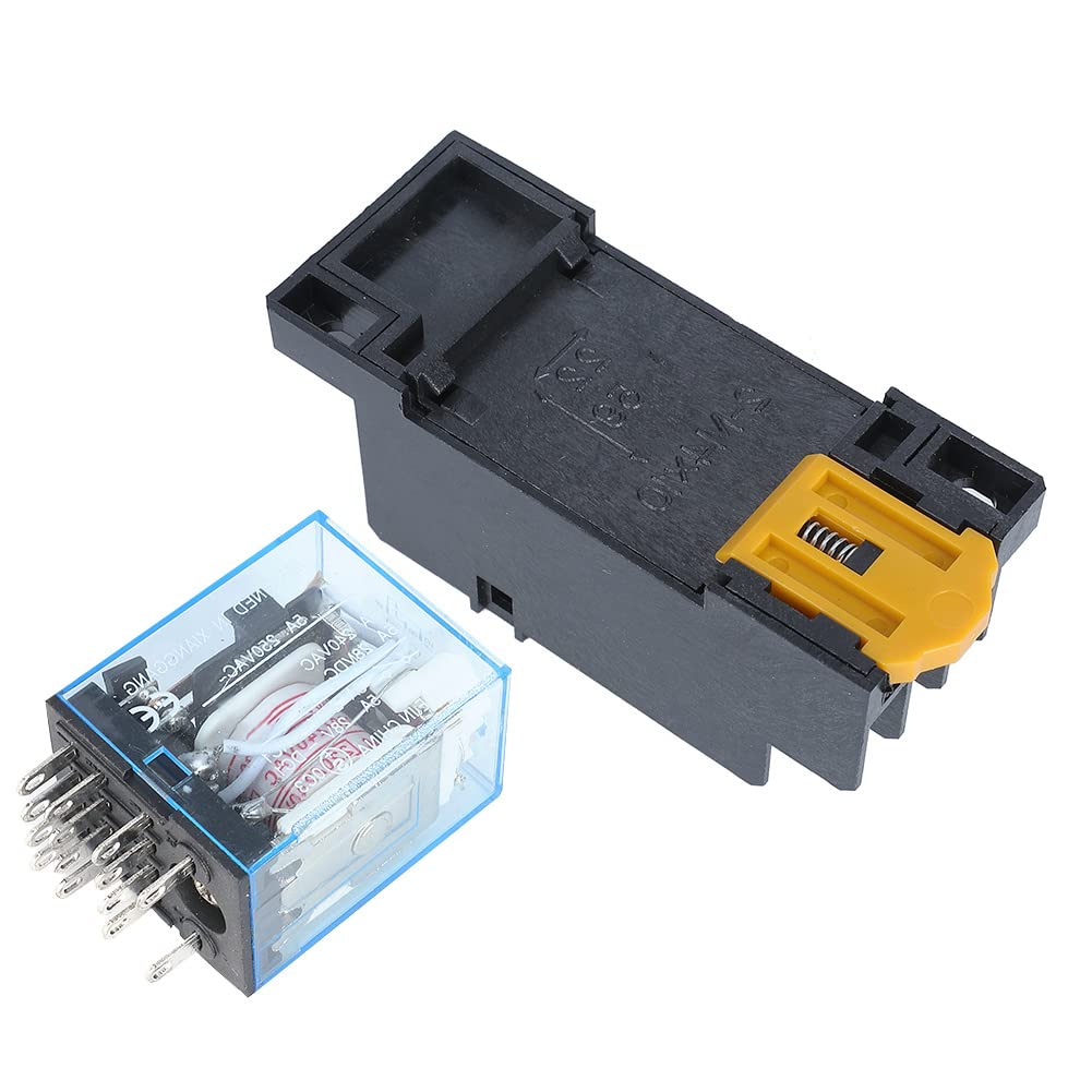 My4nj Coil Power Relay 4 Normally Open Installed Horizontally Dc ...