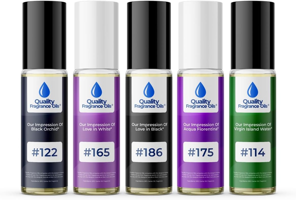 Amazon.com : Women's Top 5 Niche Perfume Oil Impressions (Generic ...