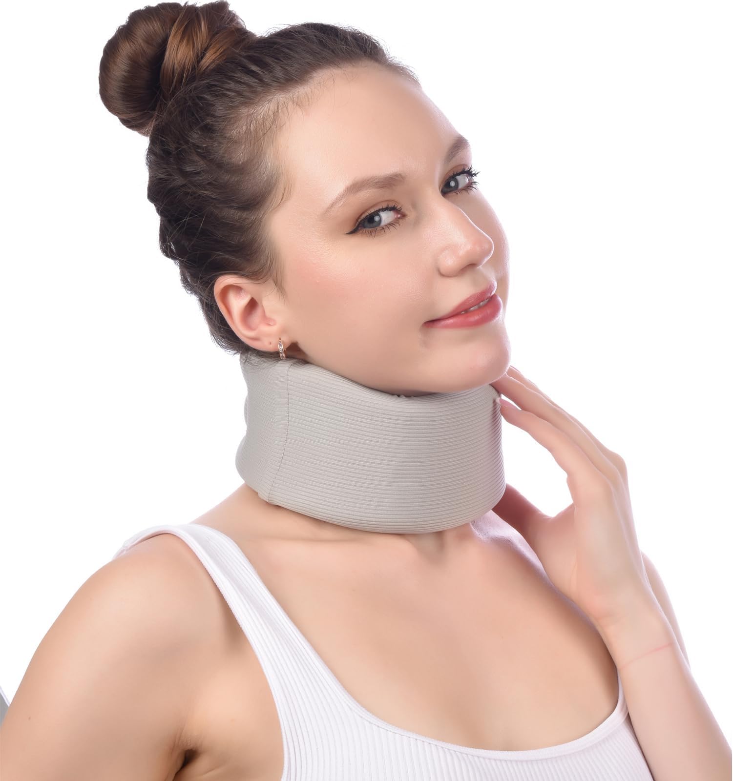 Amazon.com: Neck Brace for Pain Relief, Stereoscopic Breathable Anti ...