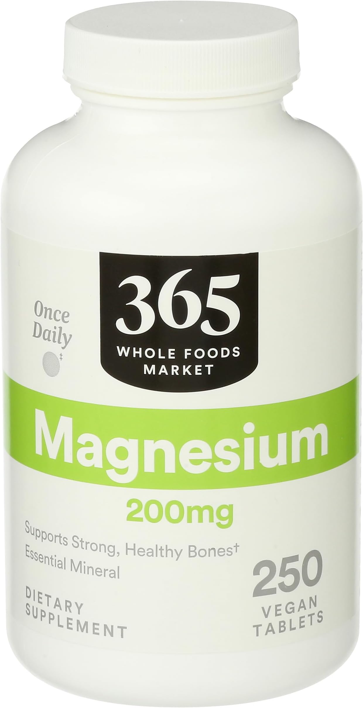 Amazon.com: 365 by Whole Foods Market, Magnesium 200Mg, 250 Tablets ...